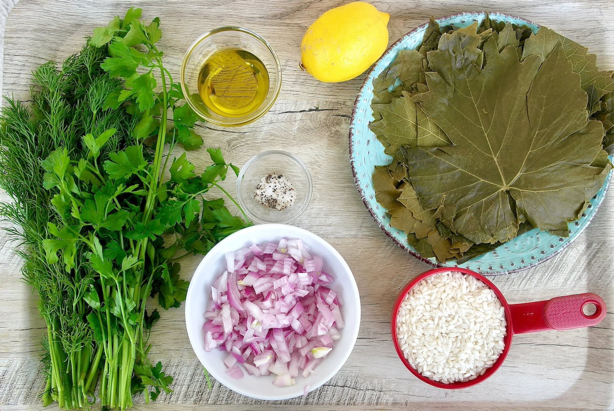 How to prepare traditional Turkish stuffed grape leaves